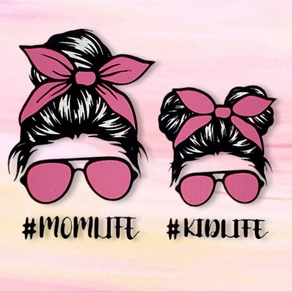 Handmade | Other | Mom Life Kid Life Permanent Vinyl Decal | Poshmark
